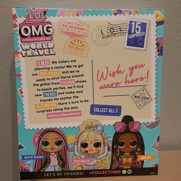 Target | Toys | Lol Surprise Omg World Travel Doll New | Poshmark